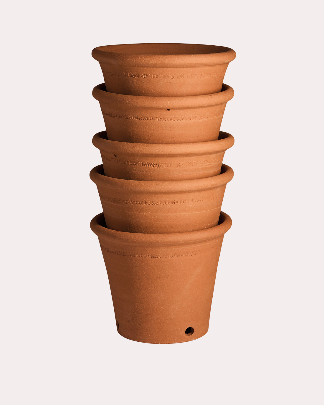 Set of Five Kitchen Garden Pots